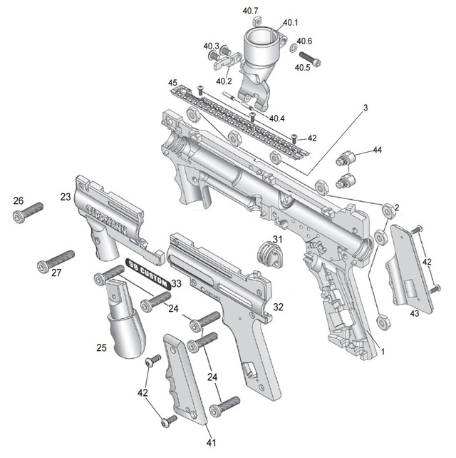 Tippmann 98 Custom onderdelen | OutdoorPro
